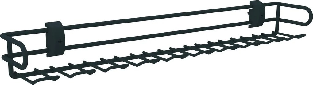 XXXLutz DRŽÁK NA KRAVATY, antracitová, 46,5/6,7/8,6 cm Hom`in - Šatní skříně - 002647004151
