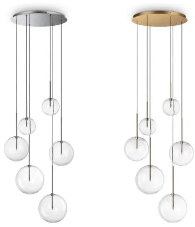 Ideal Lux - Náhradní stínidlo k lustru a lampě EQUINOXE pr. 15 cm čirá