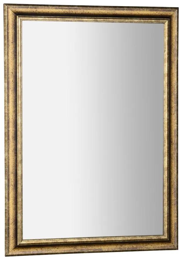 ROMINA zrcadlo v dřevěném rámu 580x780mm, bronzová patina NL392