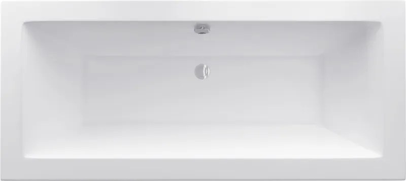 Mexen Cube obdélníková vana 190 x 80 cm s krytem, bílá - 55051908000X