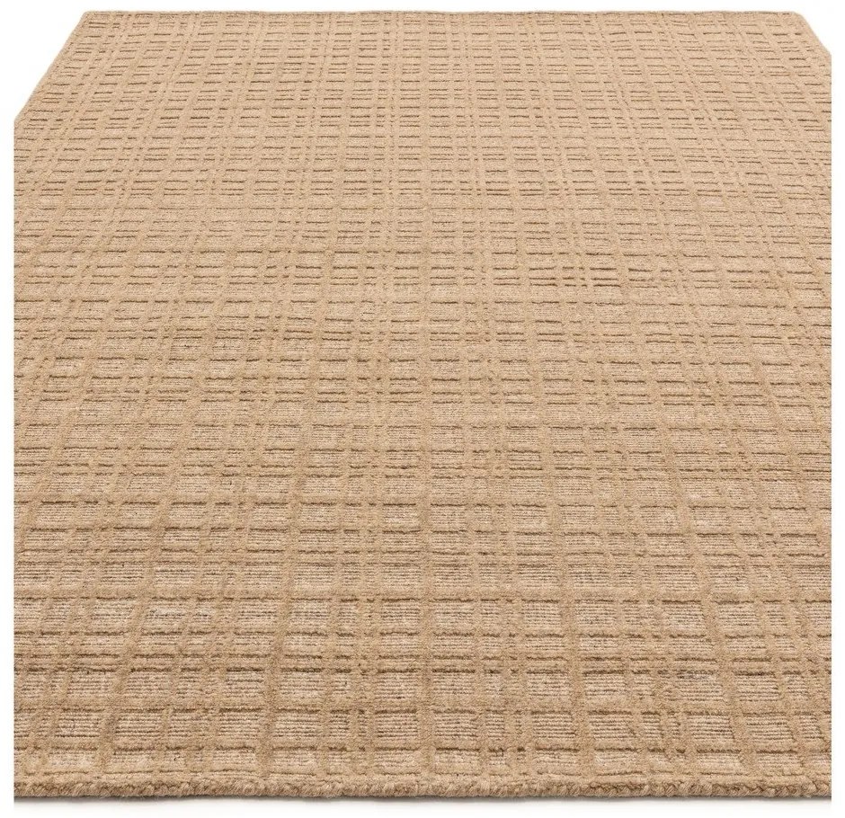 Béžový ručně tkaný koberec s příměsí vlny 160x230 cm Thatch Honey – Asiatic Carpets