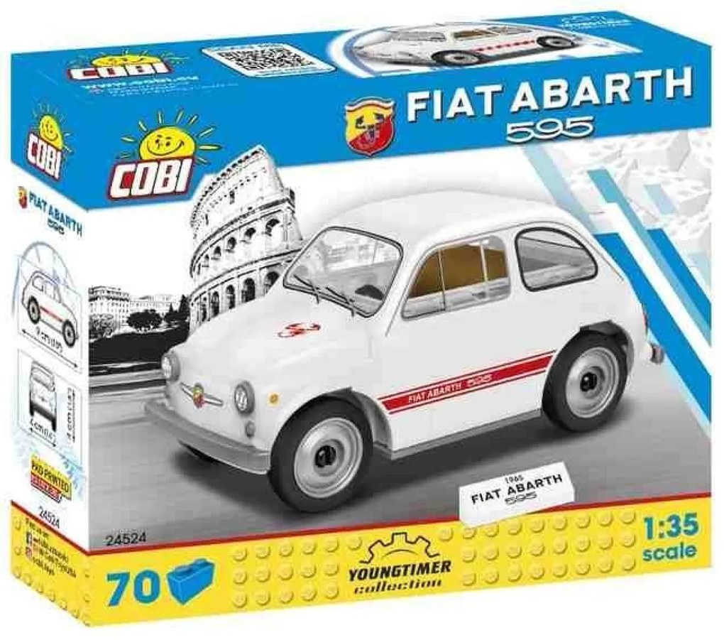 Stavebnice cobi fiat 500 abarth 595 competizione