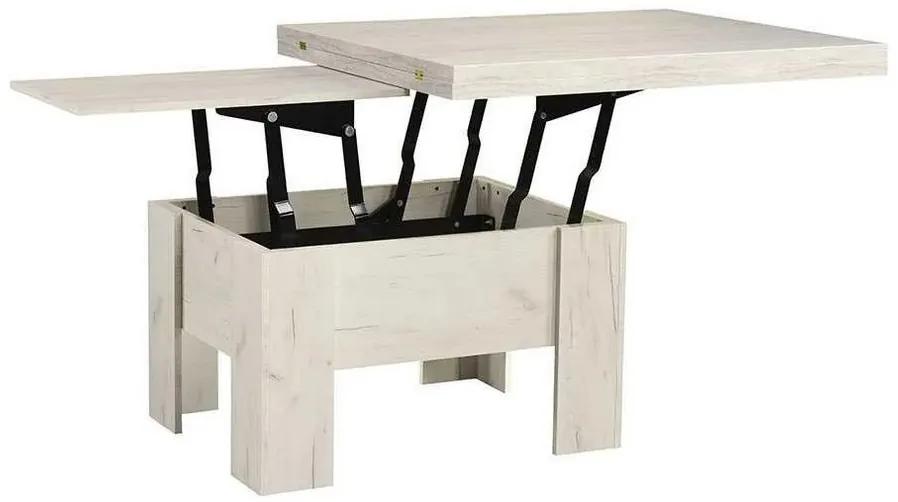 Casarredo - Komfort nábytek Konferenční stolek ERIK se zvedacím mechanismem, výběr barev | barva: jrs-dub-sonoma