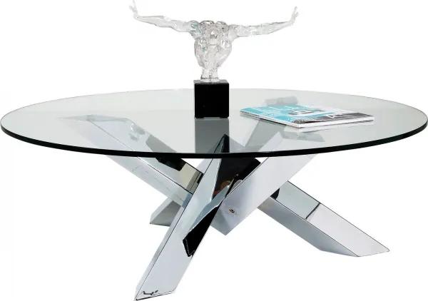 Konferenční stolek Crystal Eco O100cm