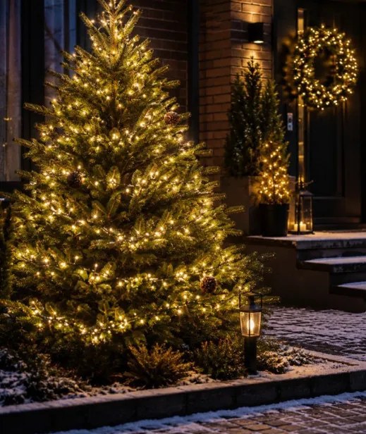 Vánoční LED osvětlení 100 LED teplé bílé
