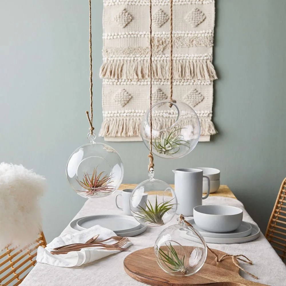 CASA NOVA Sada hlubokých talířů 22,5 cm set 4 ks - šedá