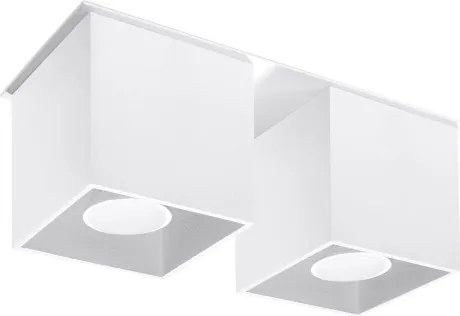 Stropní svítidlo SOLLUX Quad 2 GU10 2x40W bez zdroje SL.0065 bílá