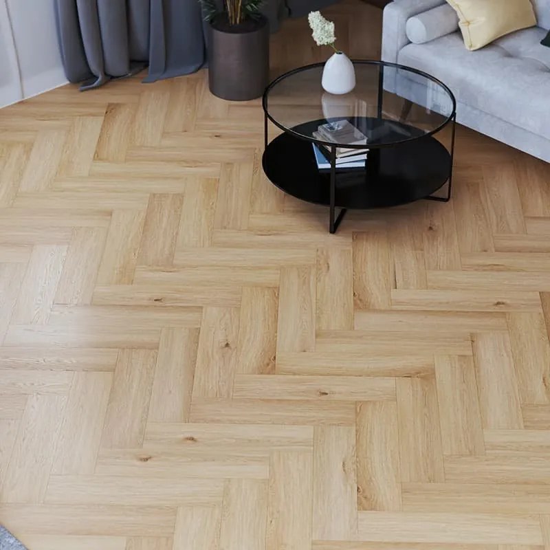 Vinylová plovoucí podlaha Afirmax Legnar Herringbone 41535 Oak Arvada