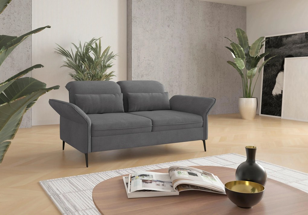 XXXLutz TŘÍMÍSTNÁ POHOVKA, textil, šedá Sit & More - Pohovky - 00014401188J