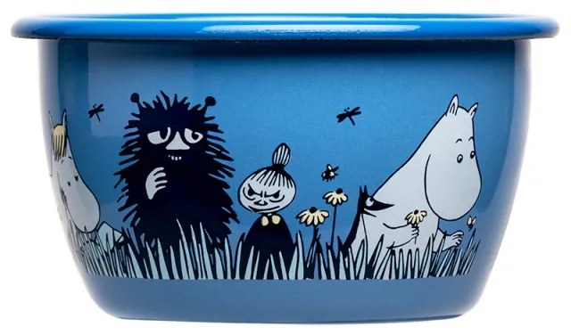 Miska Moomin Friends 0,3l, smalt / modrá