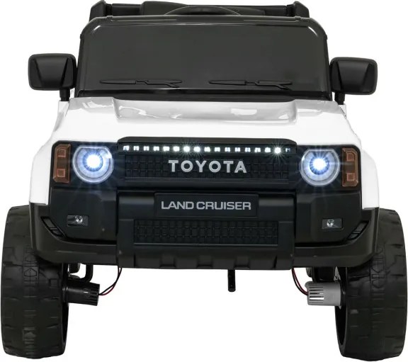 Elektrické autíčko Toyota Land Cruiser PRADO bílé