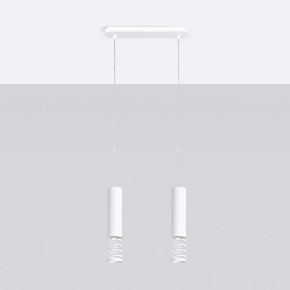 Sollux Lighting Závěsné svítidlo LAMI 2 bílé