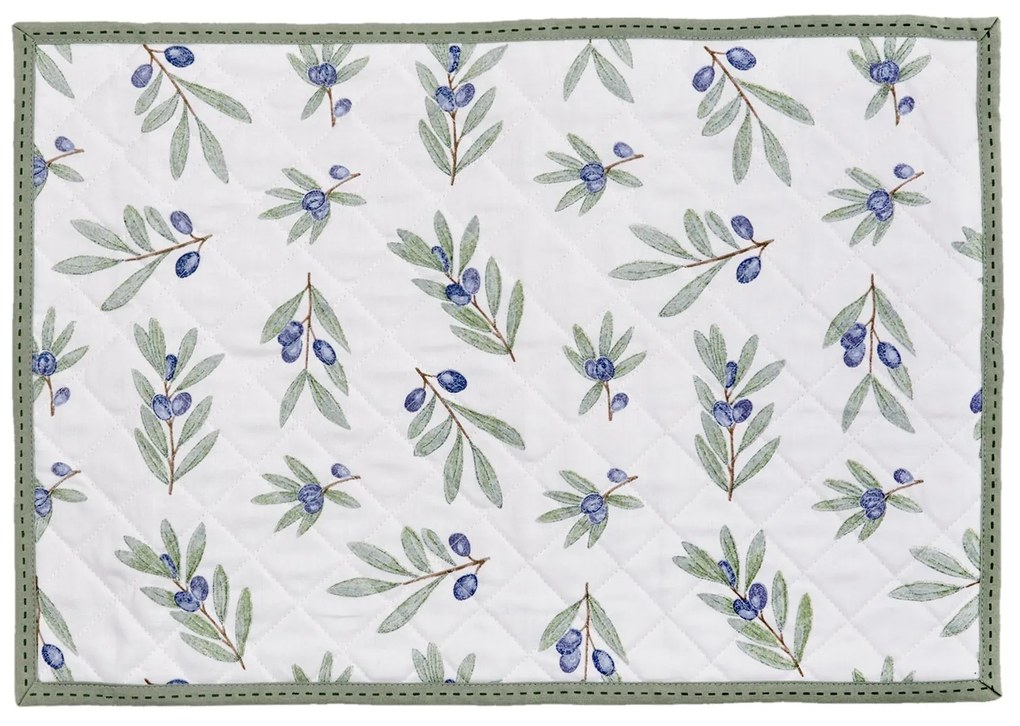 Oboustranné prostírání Olive Garden - 48*33 cm - sada 6ks