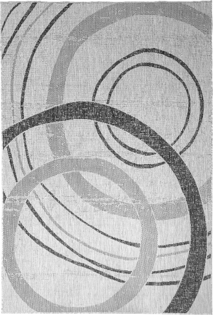 BE Koberec Eqos 0003 GREY - šedý obdélníkový Rozměr: 40x60 cm
