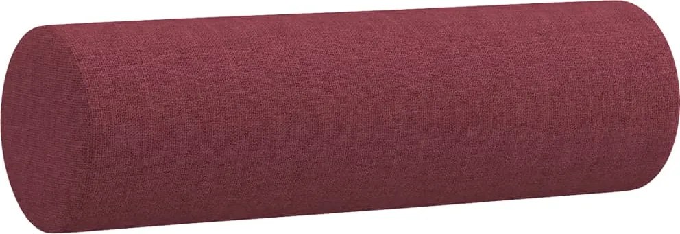 2místná pohovka s polštáři vínová 140 cm textil 3200788
