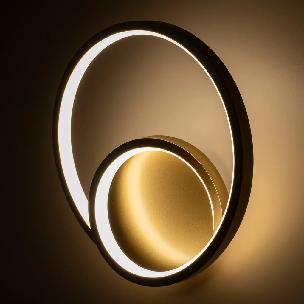 Nástěnné LED svítidlo Lucero, 1x LED 13w, 4000k, g