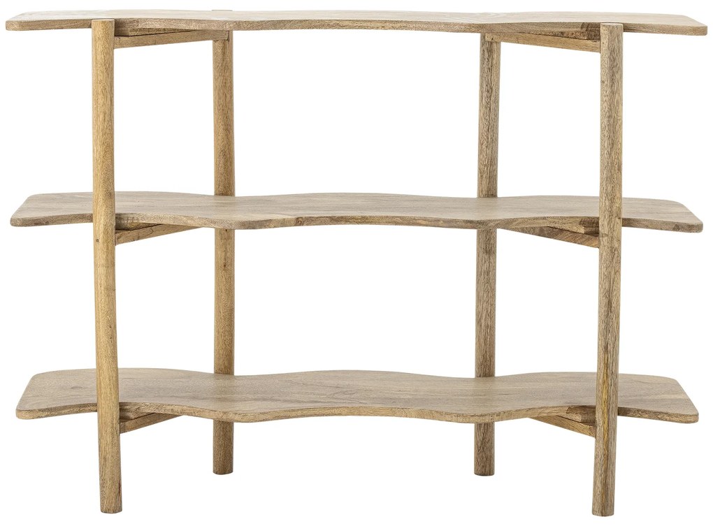 BLOOMINGVILLE Dřevěná knihovna RIVOLI hnědá 110 cm
