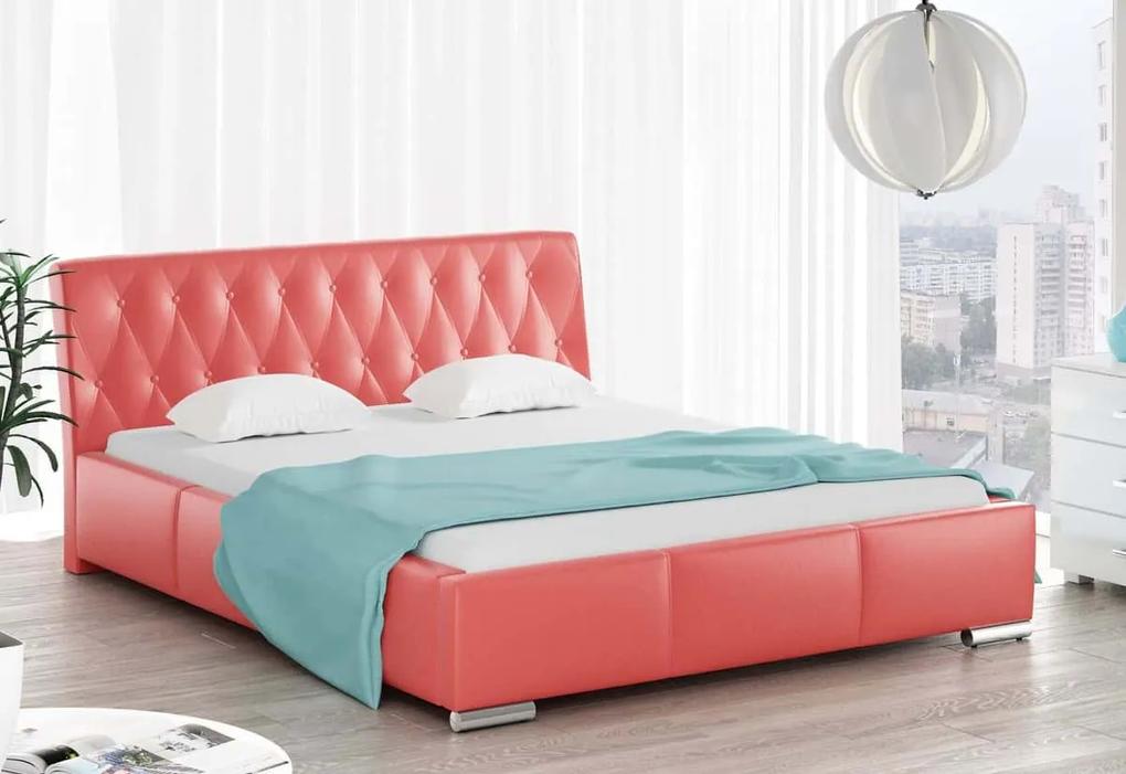 Čalouněná postel NICEA + matrace COMFORT, 140x200, madryt 160