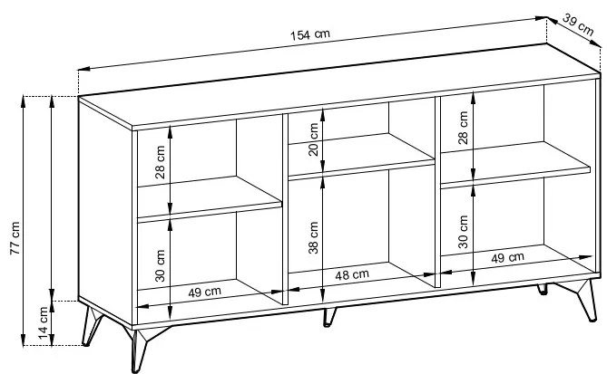 Komoda DIAMOND K154