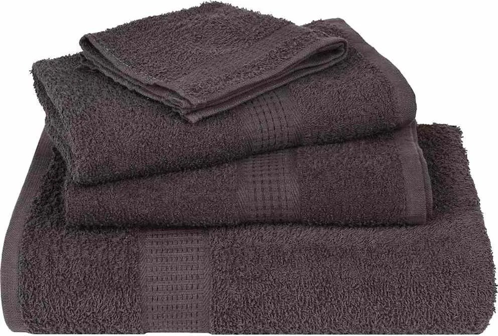 Ručníky pro hosty FROGN 4 ks antracitové 30x50 cm 360 g/m² 136678