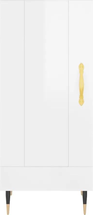 vidaXL Skříň highboard 34,5 x 34 x 180 cm kompozitní dřevo [3200435] Barva: Betonová šedá