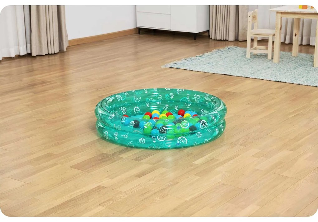 Nafukovací dětský bazén s míčky 91x20cm Bestway 51141 pro letní zábavu