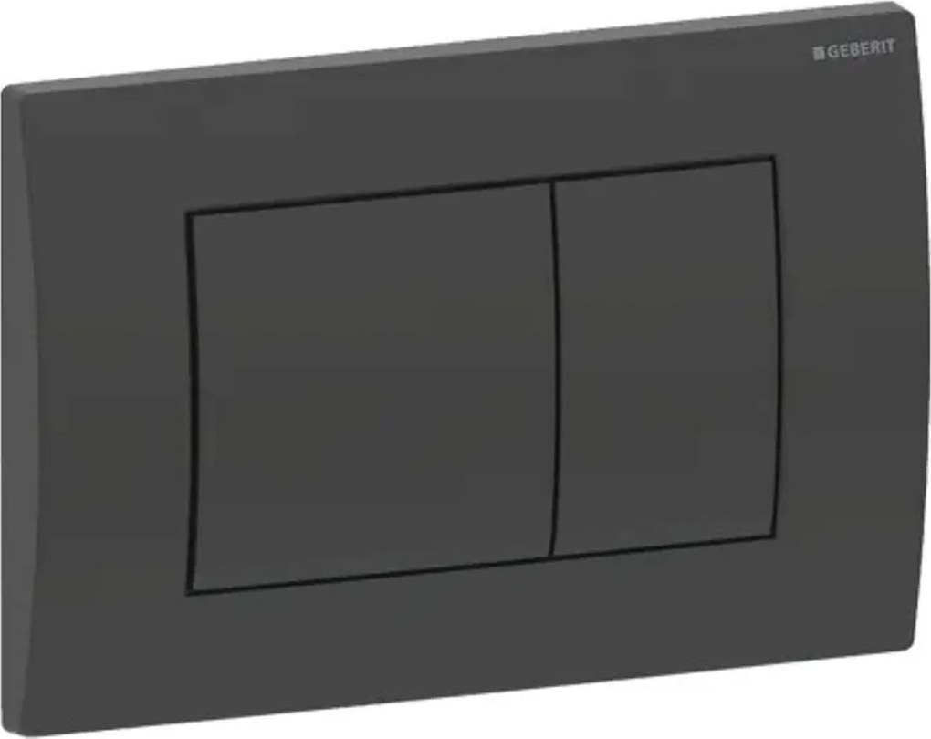 Geberit Delta20 - Ovládání splachování, matná černá 115.137.14.1