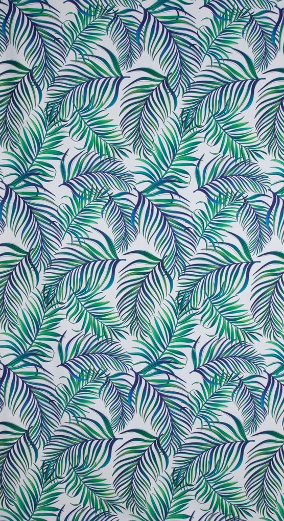 ZÁVĚS NA KROUŽCÍCH PALMS 02 140X250 CM VZOROVANÁ