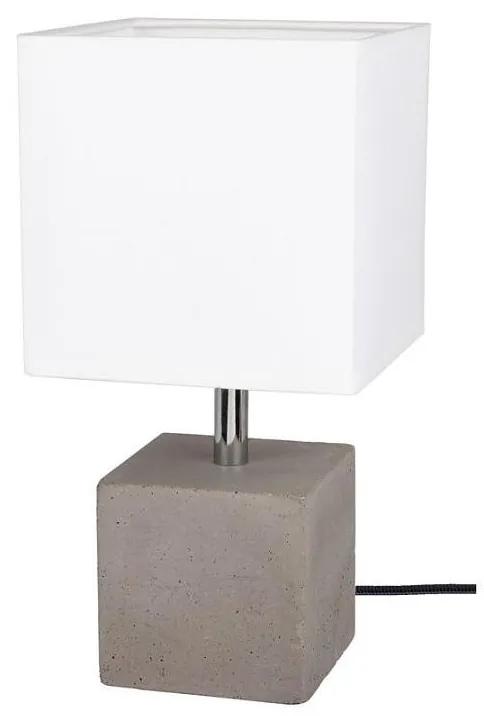 Spot-Light Spot-Light 6191936 - Stolní lampa STRONG SQUARE 1xE27/25W/230V beton SP0610