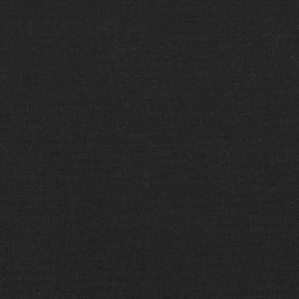 Petromila 3místná pohovka černá 180 cm textil