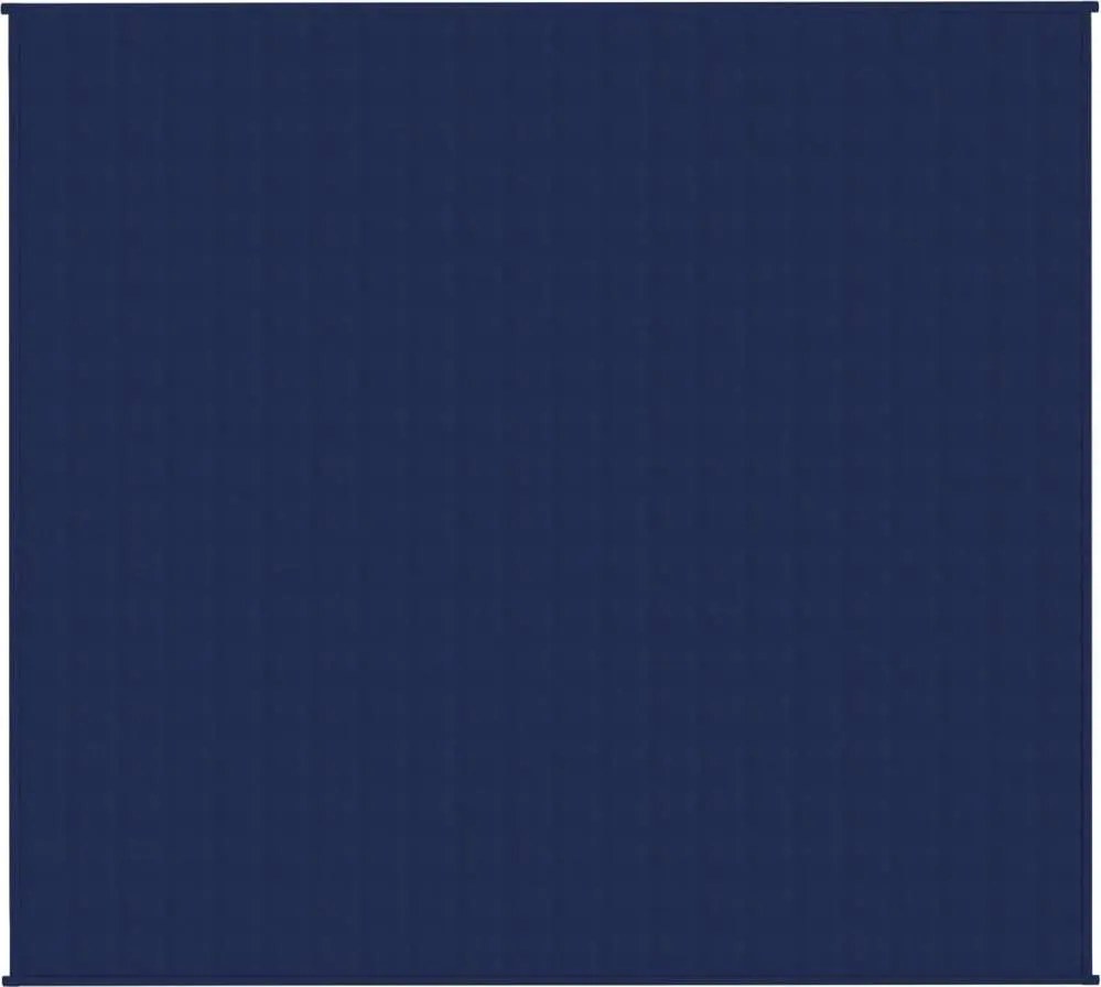 vidaXL Zátěžová deka světle 200 x 230 cm 13 kg textil [3154806] Barva: Modrá