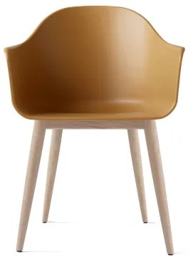 Harbour Dining Chair, dřevěná podnož přírodní dub khaki Audo (MENU)