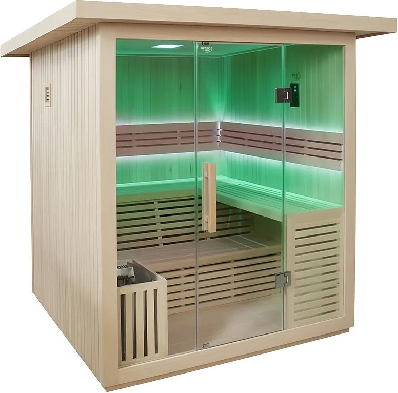 BPS-koupelny Finská zahradní sauna  180x180, 4-6 osoby
