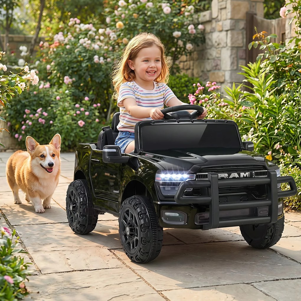 Costway 12 V dětské elektrické autíčko RAM 3500 s 2 25 W motory pro děti od 3