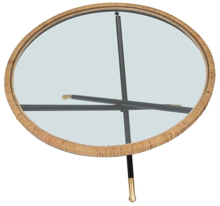 Designový konferenční stolek Vasundhara 80 cm vícebarevný