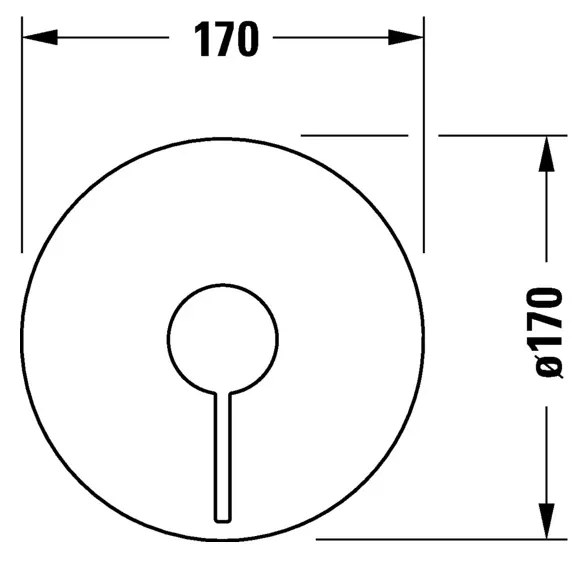 Duravit D-Neo - Sprchová páková baterie podomítková, chrom DE4210010010