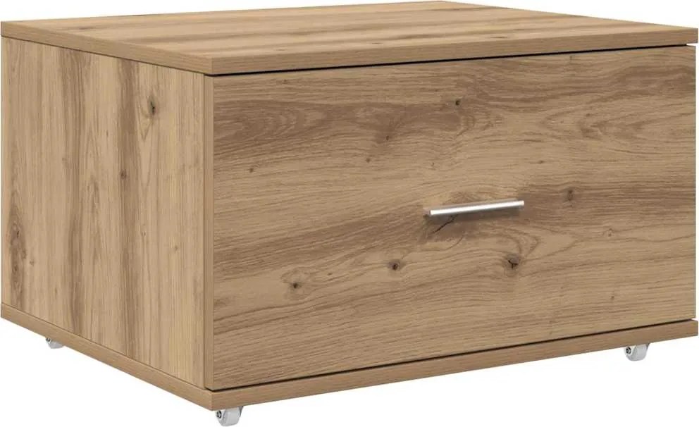 Stůl Artisanový dub Kompozitní dřevo 131,5 x 50 x 106,5 cm 3337272
