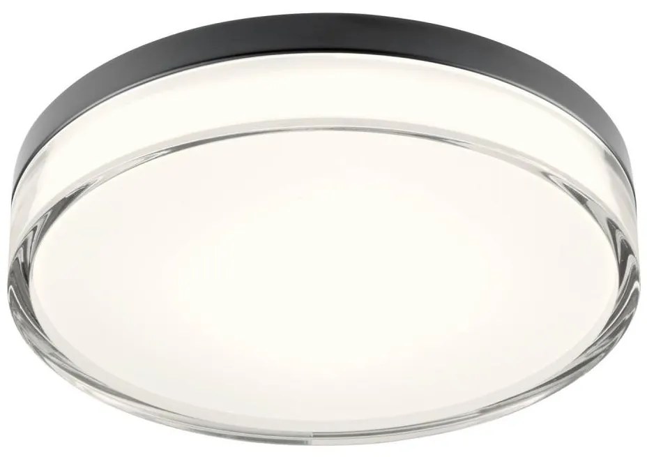 Redo 01-3736 - LED Stropní svítidlo FRISBI LED/18W/230V 3000/4000K IP44 černá