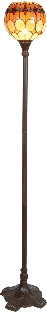 Stojací lampa Tiffany Oxford - Ø 27*184 cm 1x E27 / Max 60W