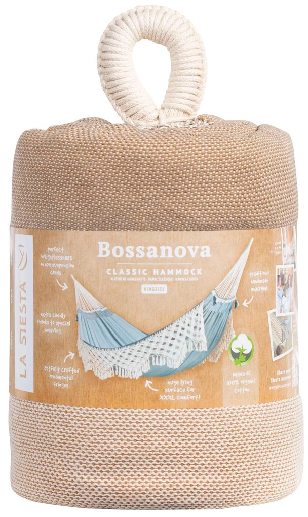 Houpací síť La Siesta Bossanova Kingsize Pastel muscade