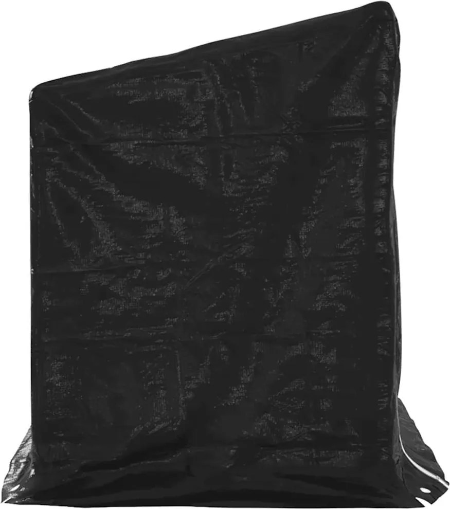 vidaXL Stojan na palivové dřevo s krytem 200,5x80,5x110,5 cm