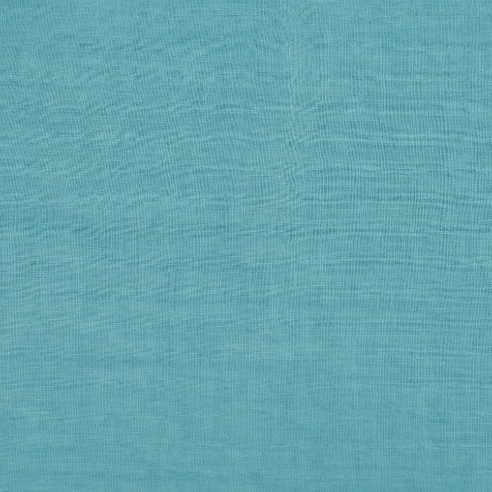 Tyrkysový lněný závěs 140x170 cm Coastal Blue – Linen Tales