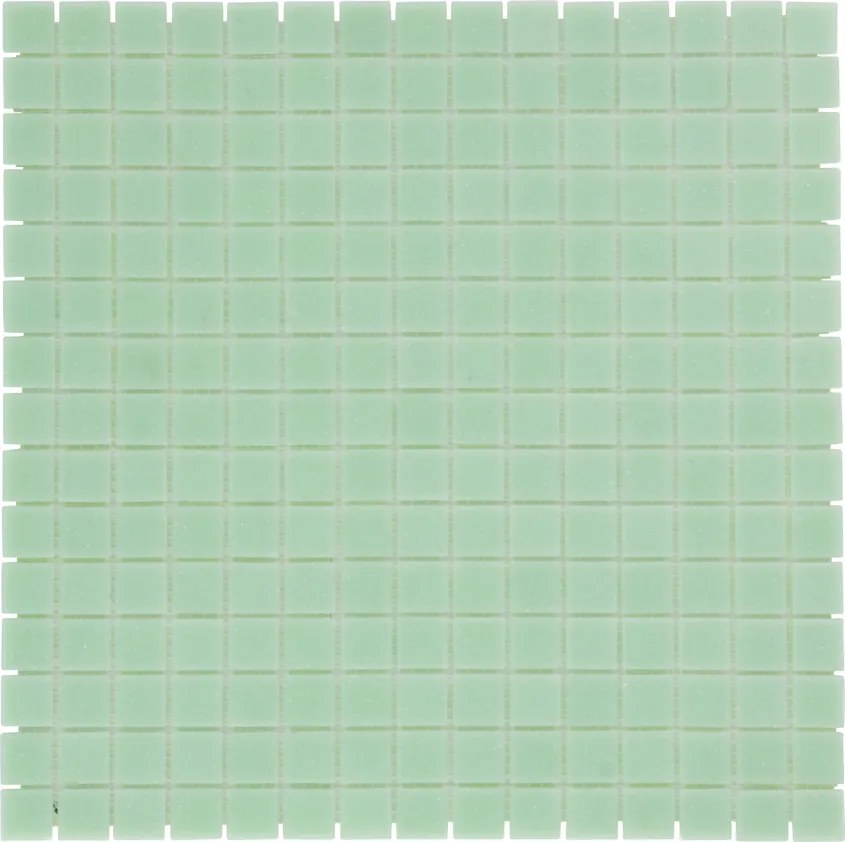 The Mosaic Factory Obklad mozaika skleněná zelená Ultra Light Green 2x2 (32,3x32,3) cm - GM22