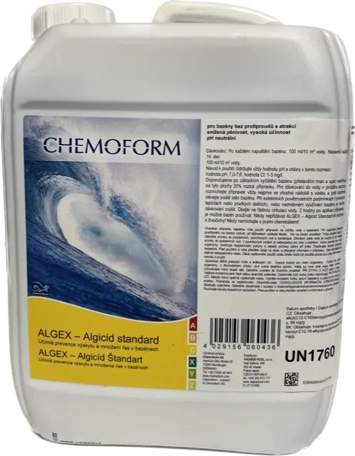 Chemoform Algex 5l - protiřasový prostředek do bazénu