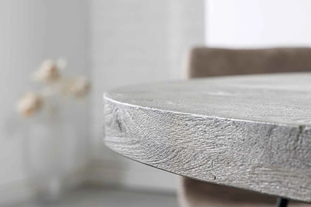 Designový jídelní stůl Shayla 120 cm šedé mango