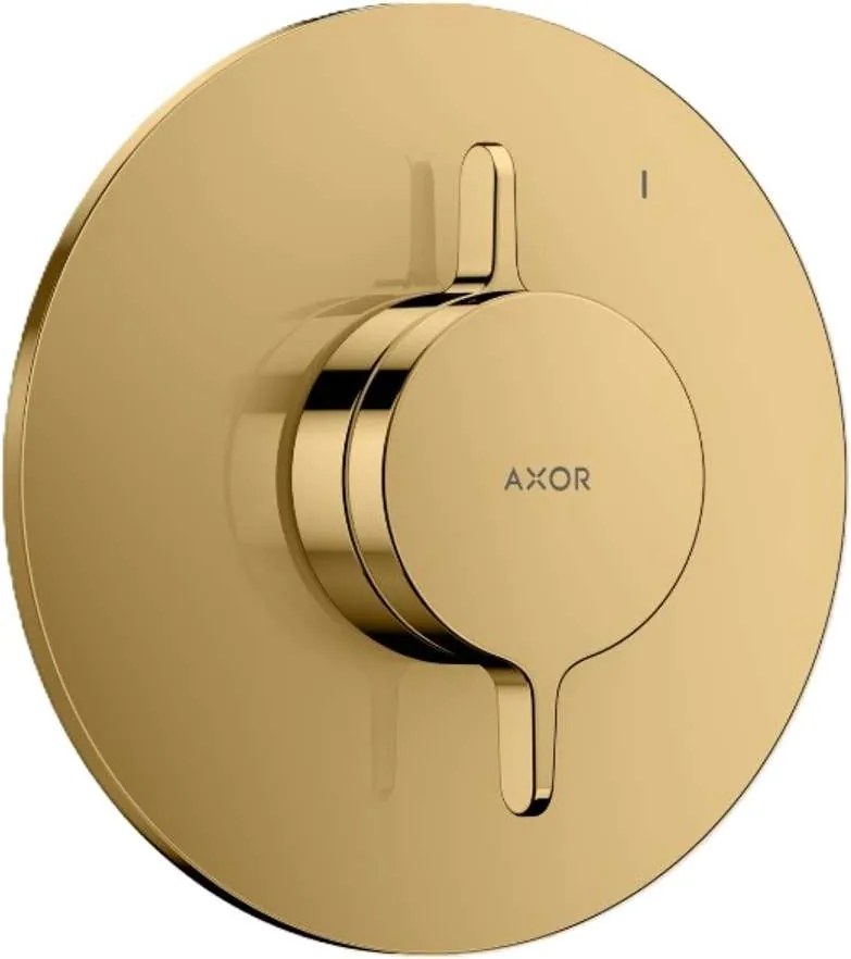 Axor One - Sprchová baterie pod omítku, leštěný vzhled zlata 48615990