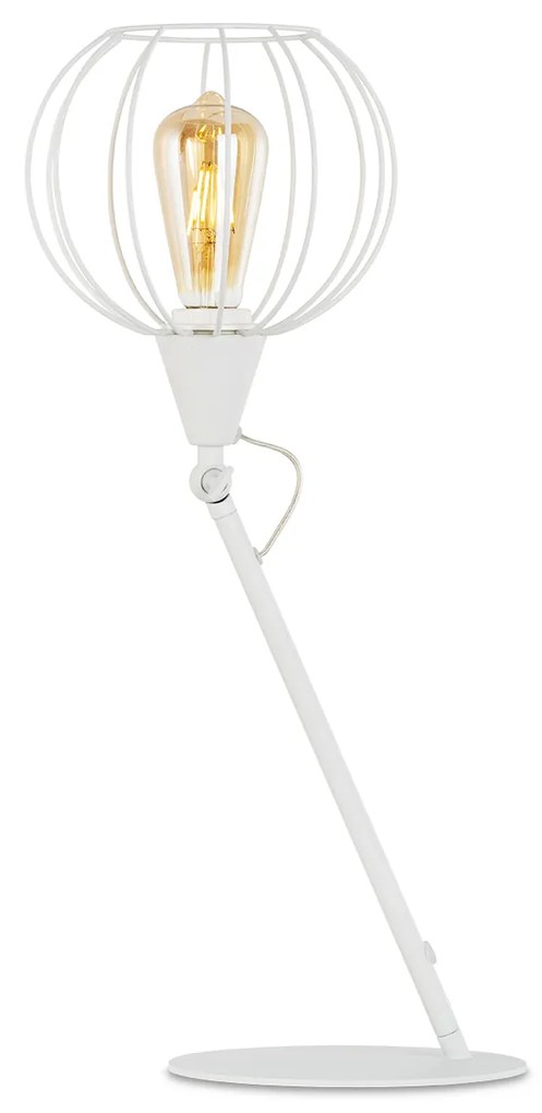 Light for home - Stolní lampa 40200 "MATRIX", 1x60W, E27, Bílá