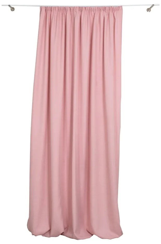 Růžový závěs 210x260 cm Britain – Mendola Fabrics