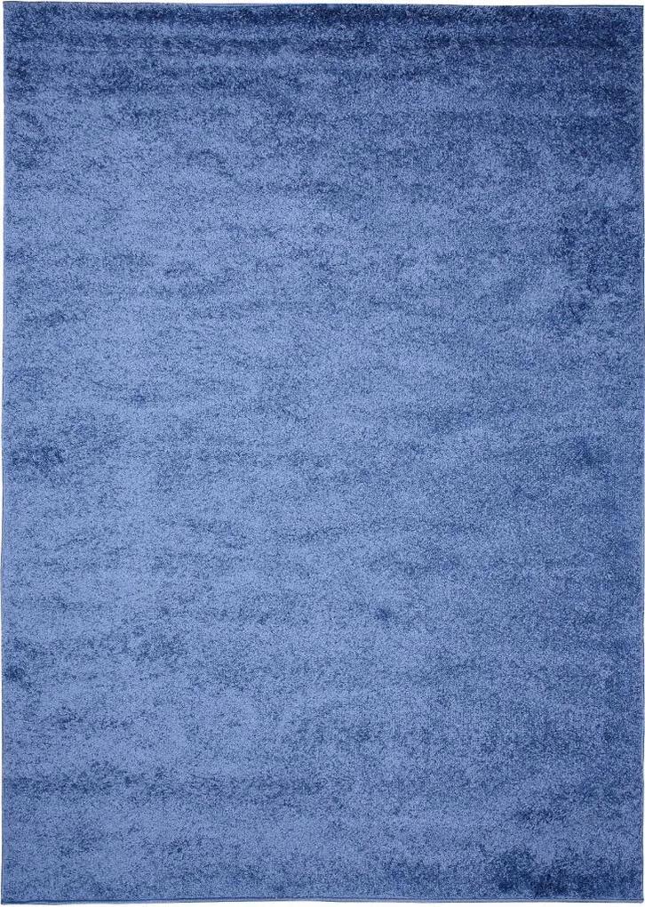 Kusový koberec ATLANTIK jednobarevný modrý Rozměr: 80x150 cm