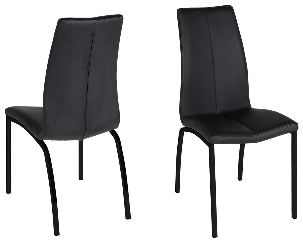 Bighome - Jídelní židle ASAMA, černá